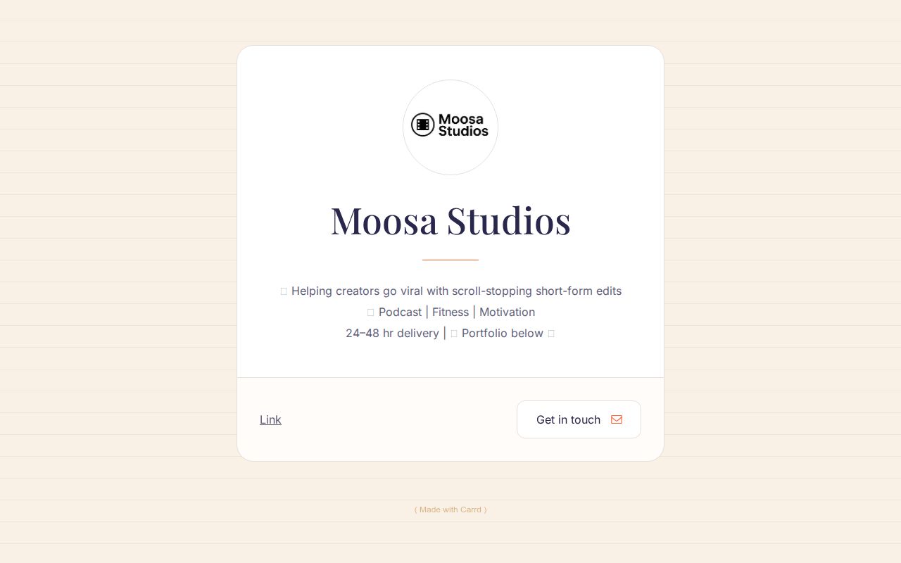 Moosa Studios